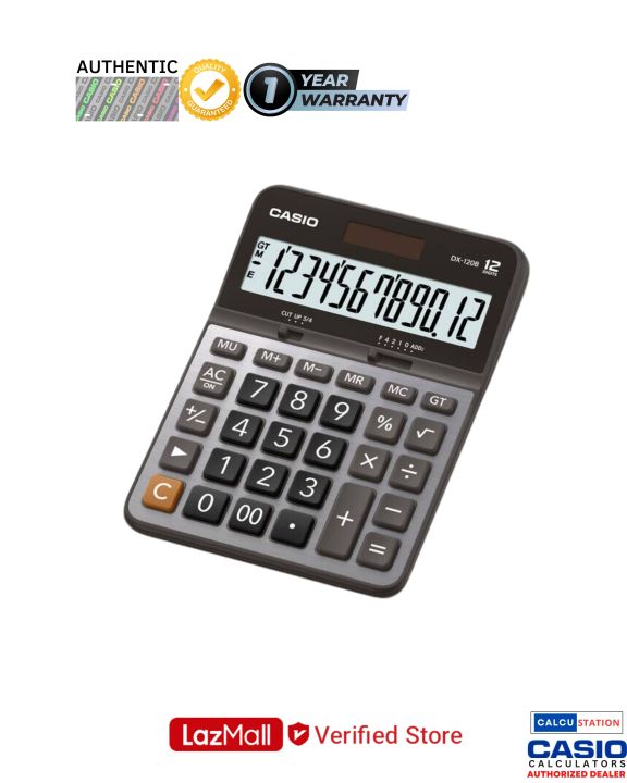 Casio Calculator DX-120B | Practical Calculators | Desktop Type | Lazada PH