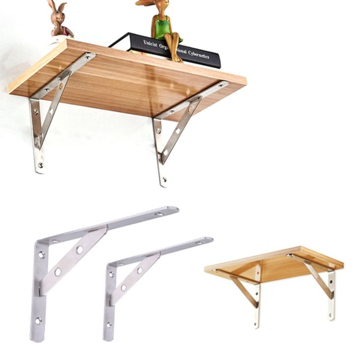 FDHDR L-Shaped Heavy Duty Storage Bracket Load Bearing Tripod Support ...