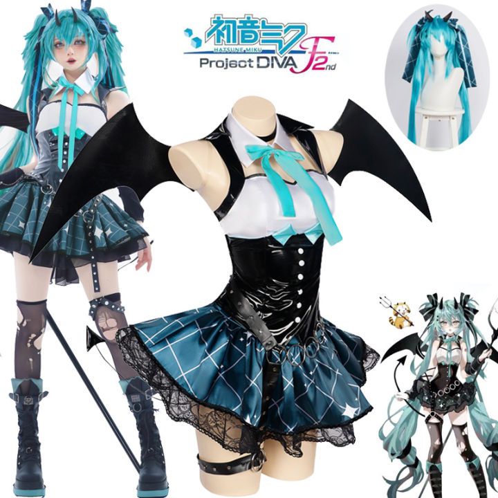 Anime Hatsune Miku Cosplay Costsume Japanese VOCALOID Hatsune Miku ...