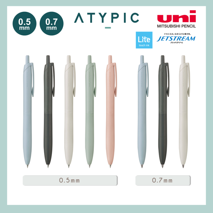 Uni Mitsubishi Jetstream Ballpoint Pen Lite Touch Ink (0.5mm/ 0.7mm ...