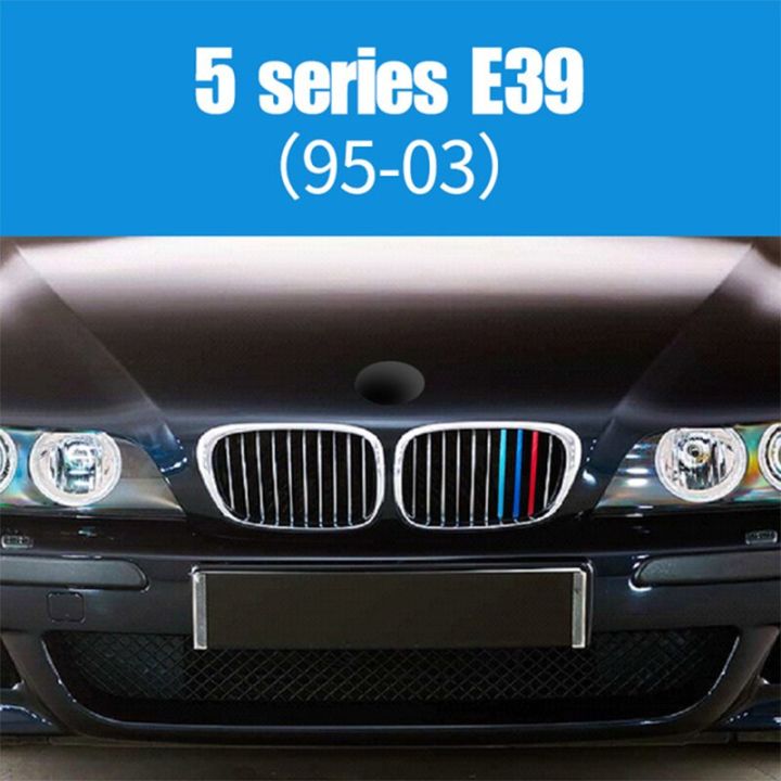 3ชิ้น ABS DE /M คลิปแถบคิ้วกระจังหน้ารถแข่งรถยนต์สำหรับ BMW G30 F10 E60 E39 F07 F11 5ชุด2022 ...