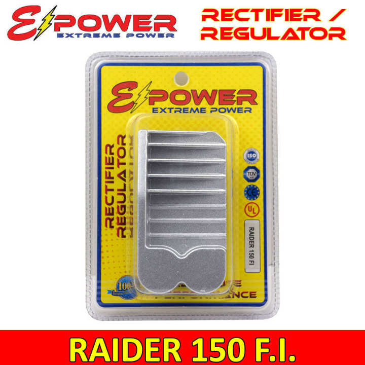 E-POWER Motorcycle Rectifier / Regulator for RAIDER 150 FI | Lazada PH