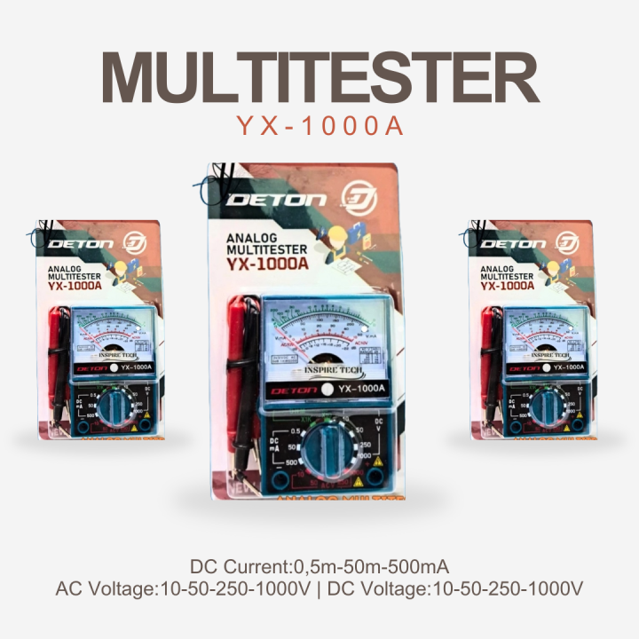 MULTIMETER ANALOG MULTITESTER MANUAL | Lazada Indonesia