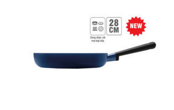 Pan LocknLock - LDE1283IH - DECORE 28CM Lock&Lock Pan - Navy Color ...