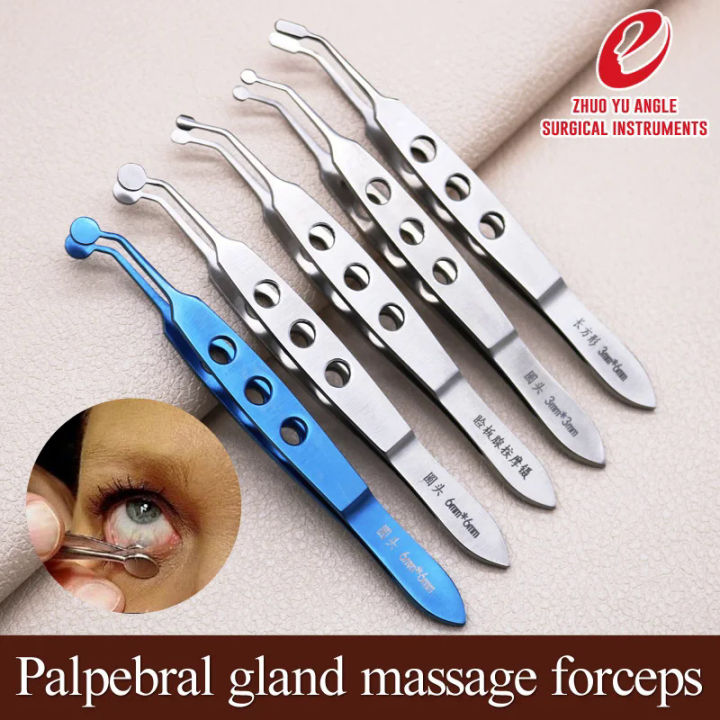 Eyelid palpebral gland massage tweezers eyelid block dredge fat ...