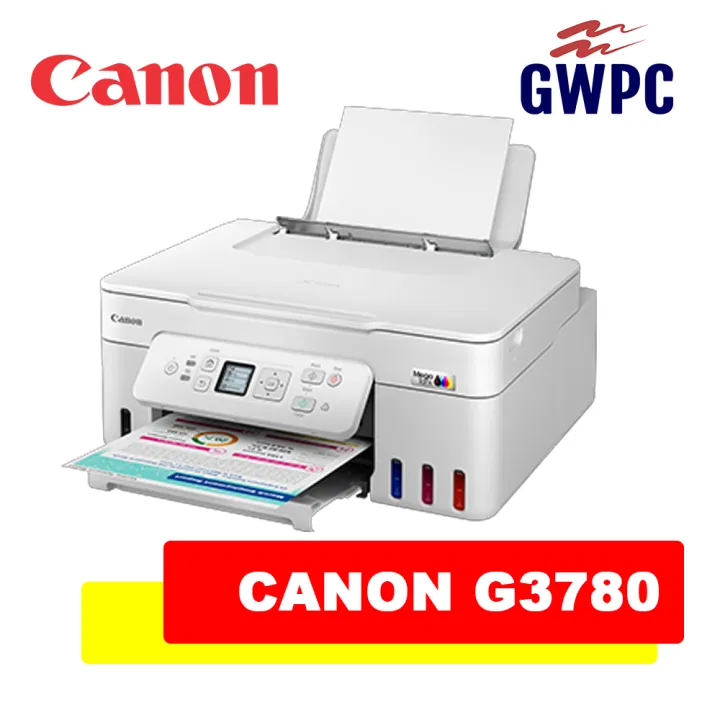 Canon PIXMA G3780 MegaTank Wireless All-in-One Printer | Lazada PH