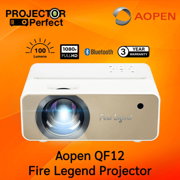 Aopen QF12 Fire Legend Projector , LED Portable Projector FHD 1080P ...