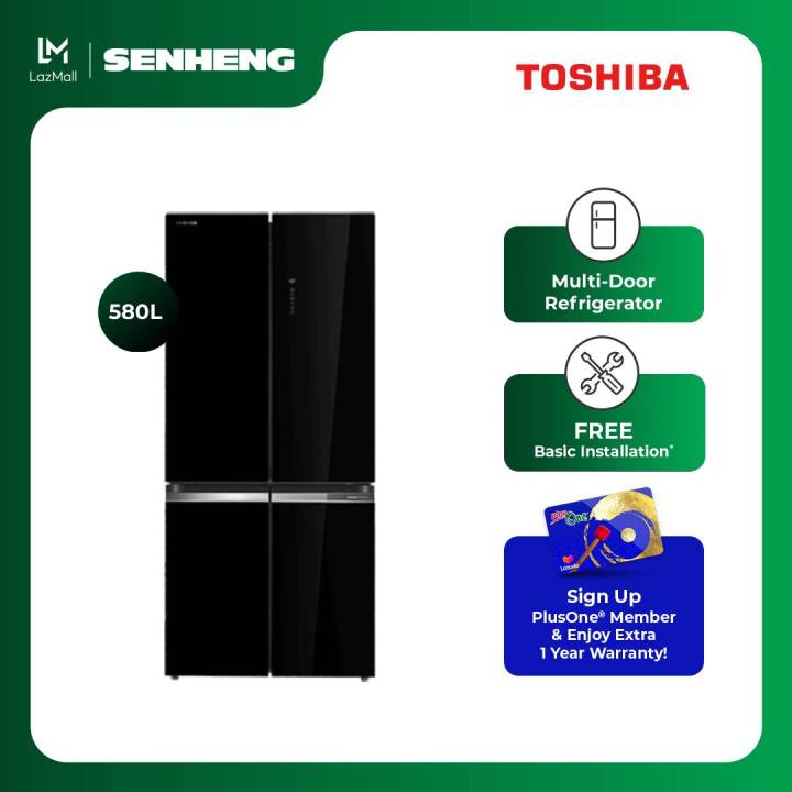 Toshiba 580L Multi-Door Refrigerator / Fridge / PureAIR / TSmartLife ...