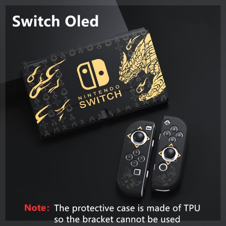NEW Dockable Soft TPU Thin Case for Nintendo Switch (OLED Model) Anti ...