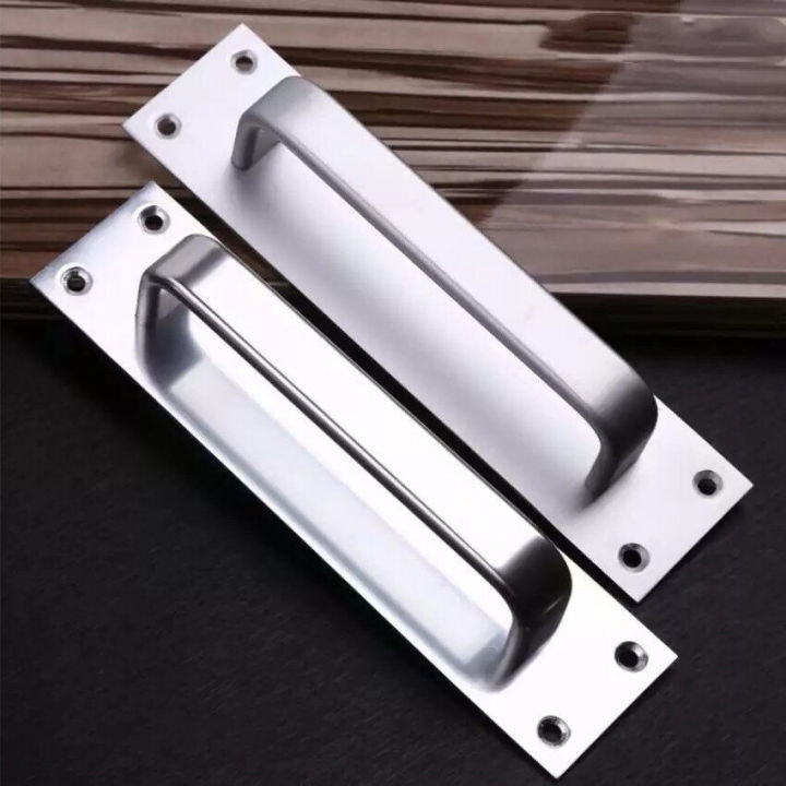 Sliding Door Handle Toilet Door Pull Plate Push Aluminum Alloy Door ...