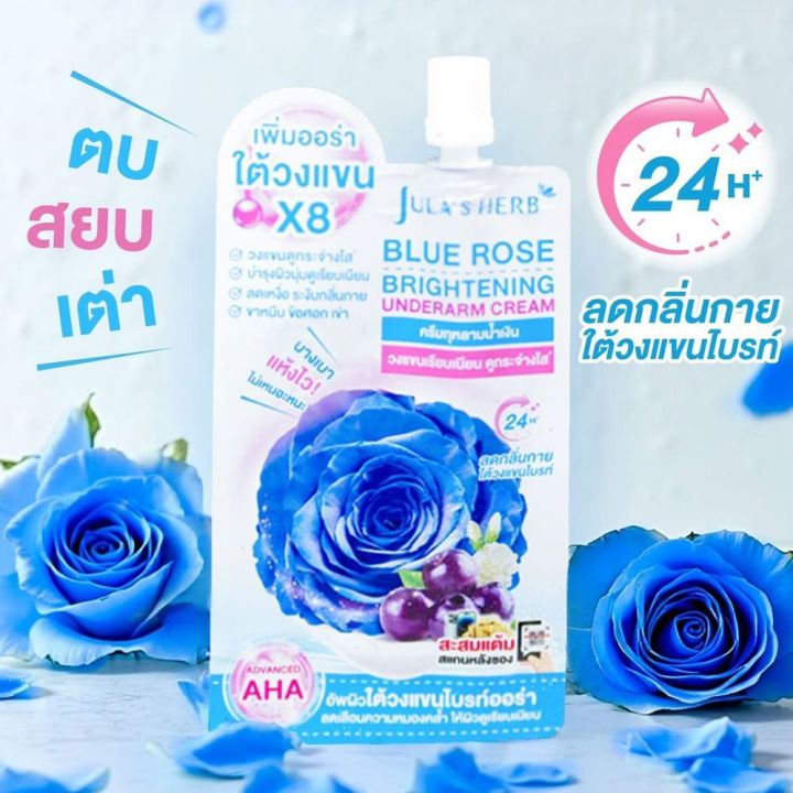 ครีมทารักแร้ กุหลาบน้ำเงิน Jula's Herb Blue Rose Brightening Underarm ...