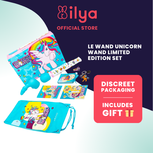Le Wand Unicorn Wand Limited Edition Set (Wand Vibrator and Wand ...