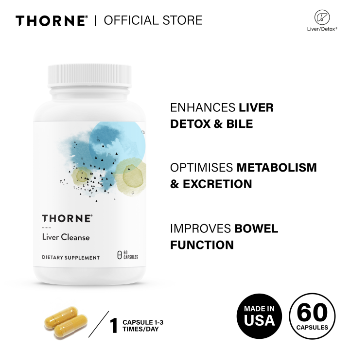 Thorne Liver Cleanse 60 Capsules | Lazada