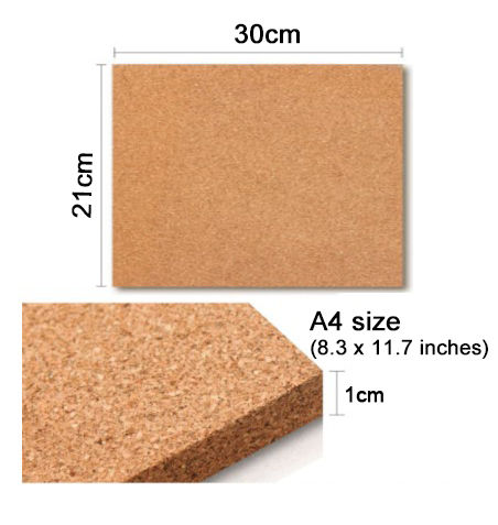 Cork sheets self-adhesive cork mat fine grain cork sheet | Lazada PH