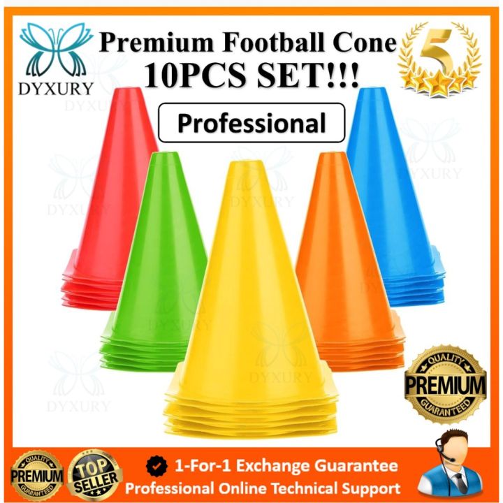 *24hrs* 10PCS Premium Agility Marker Cones Sport Cone Football Futsal ...