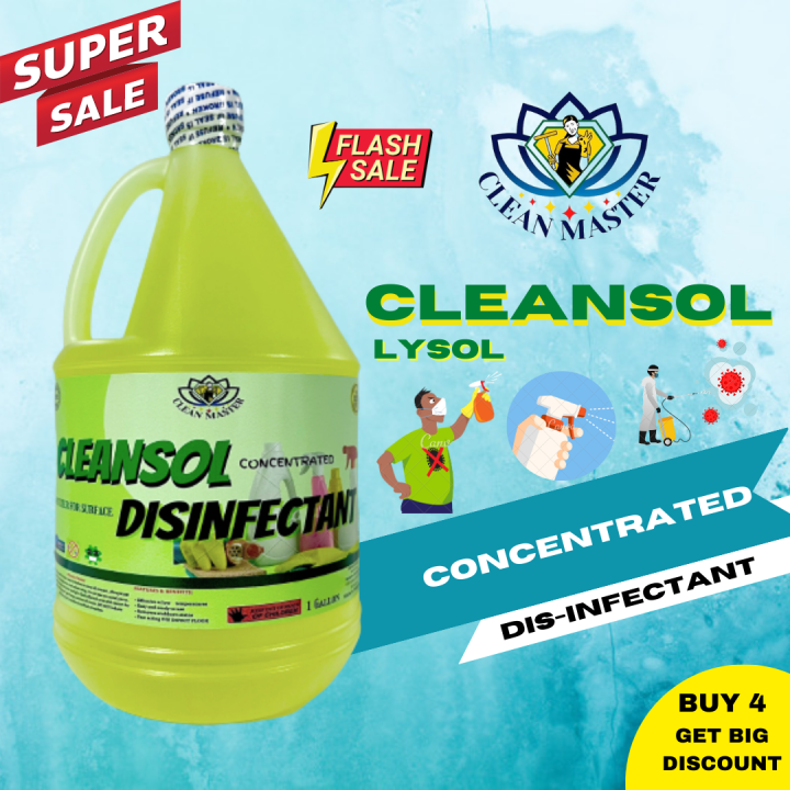 CLEANSOL DIS-INFECTANT 1GALLON | Lazada PH
