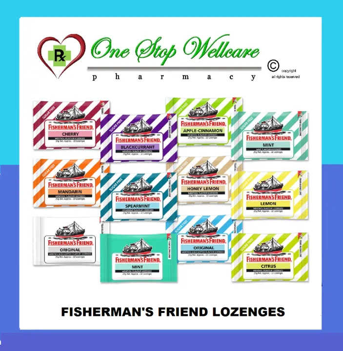 FISHERMAN'S FRIEND LOZENGES 25G (SF ORIGINAL / ORIGINAL / SF MINT ...