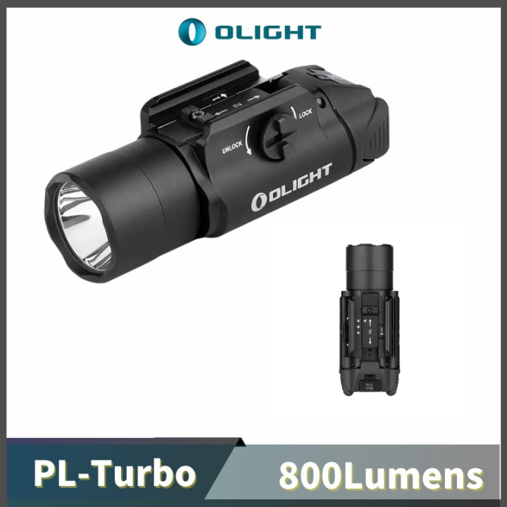 Olight PL-Turbo Rechargeable Flashlight 800Lumens | Lazada PH