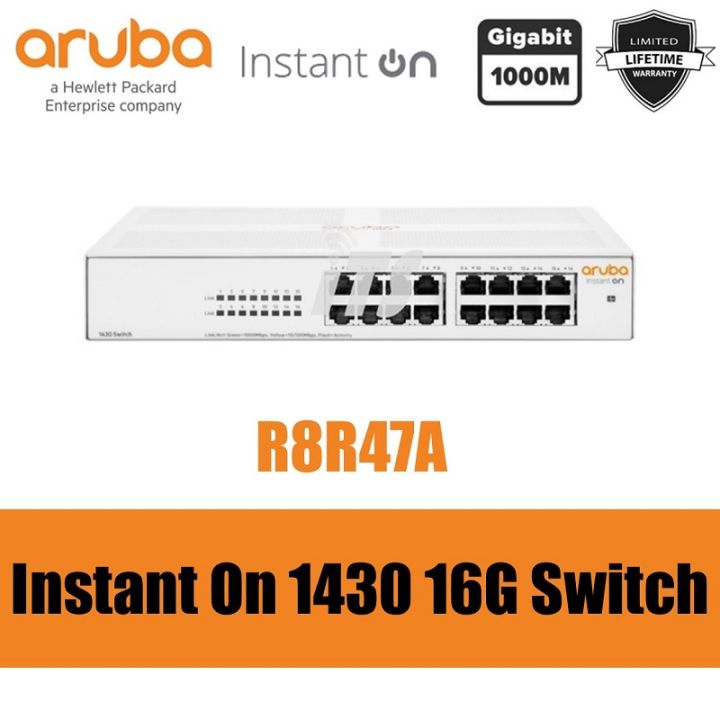 Aruba Instant On 1420/1430 16-Port Gigabit Switch (JH016A/R8R47A) | Lazada