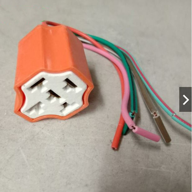5 Pin Ceramic Relay Socket Holder High Temperature Automotive Crockey ...