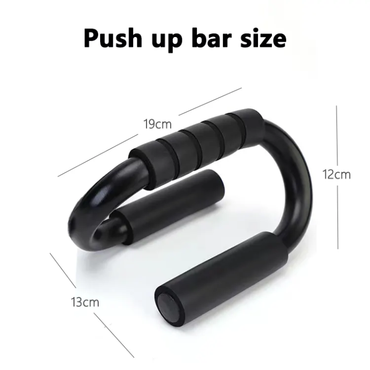 Fitness Exercise Muscle Steel Metal S Type handle Push Up Bar push-ups ...