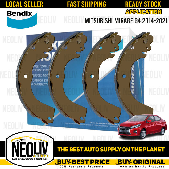 Bendix brake Shoe Rear Set Mitsubishi Mirage G4 Sedan 2013-2021 | Lazada PH