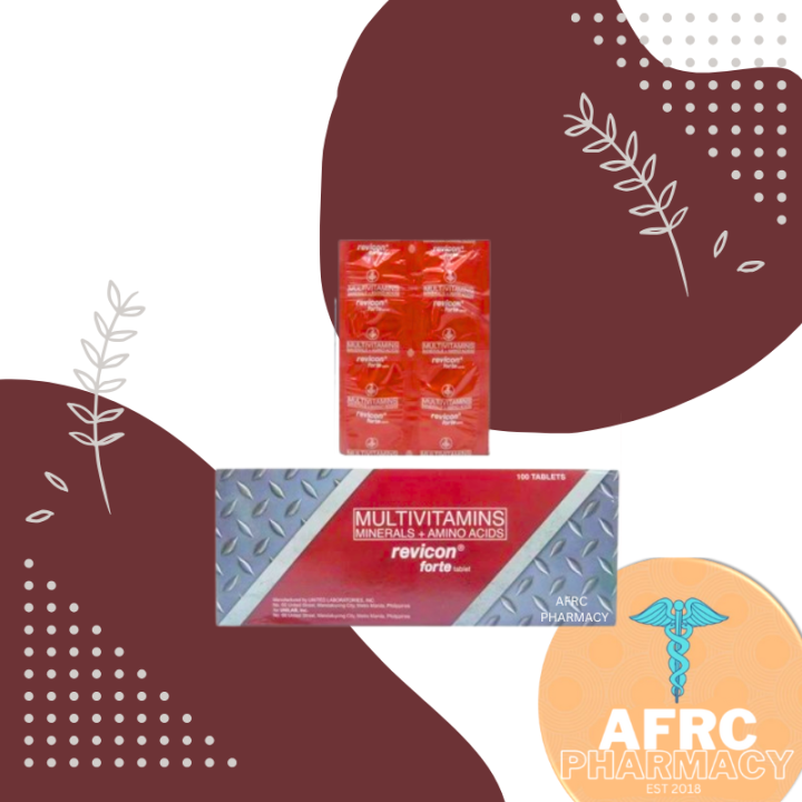 Revicon Forte Multivitamins Plus Minerals Tablet 100s | Lazada PH