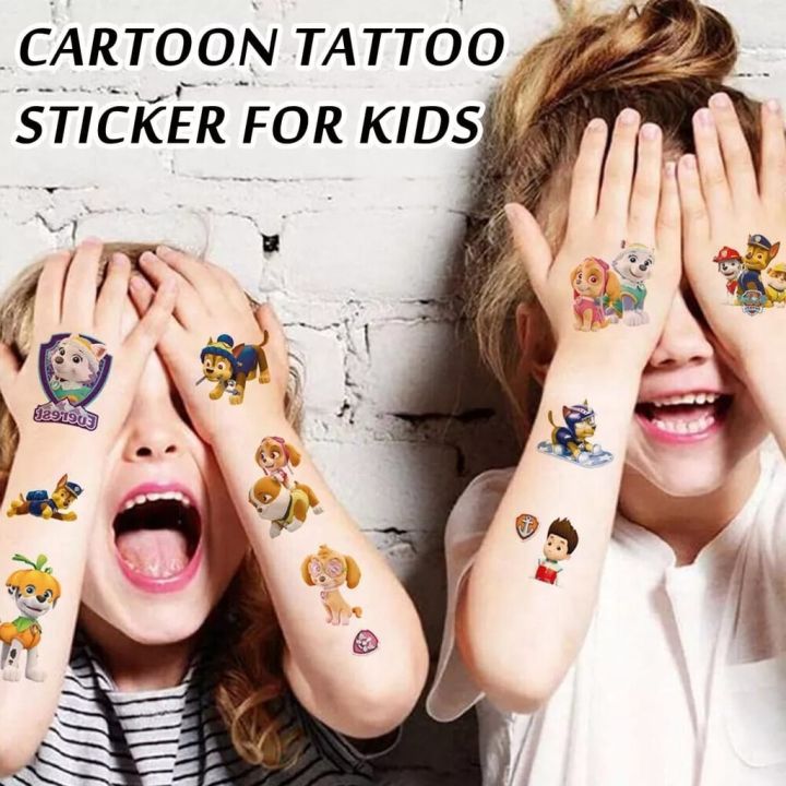 💖 Paw Patrol Body Tattoo l Face Tattoo l Temporary Tattoo Stickers l ...