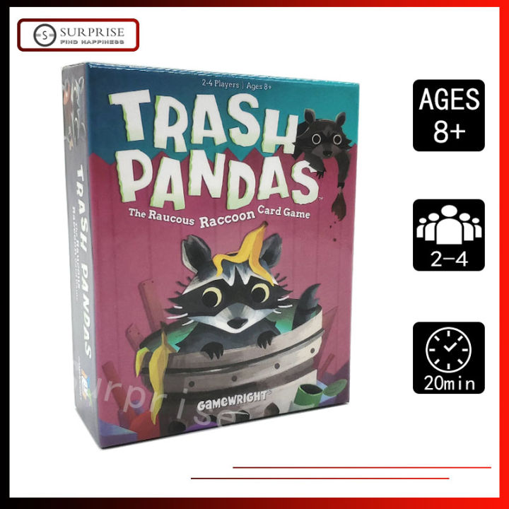 Trash Pandas The Raucous Raccoon Card Game Players Raucous & Tipping ...