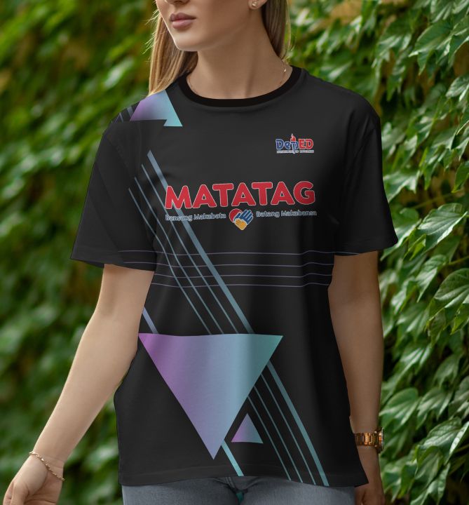 DEPED MATATAG T-SHIRTS UNIFORM FULL SUBLIMATION Shirt FOR WOMEN Teacher ...