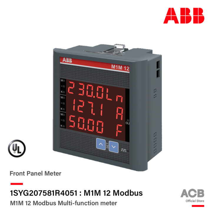 ABB - 1SYG207581R4051: M1M 12 Modbus Multi - function meter รหัส M1M 12 Modbus | Lazada.co.th