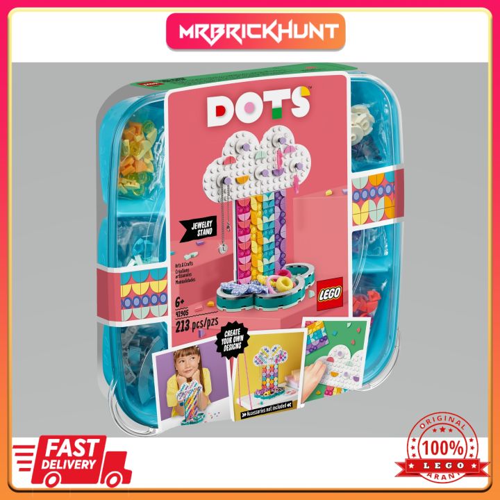 [MrBrickHunt] Lego Dots 41905 Rainbow Jewellery Stand | Lazada