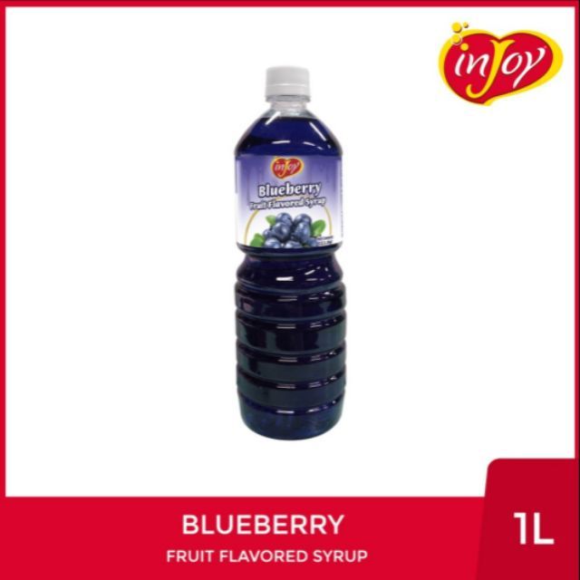 【Hot】 inJoy Blueberry Fruit Flavored Syrup 1L | Lazada PH
