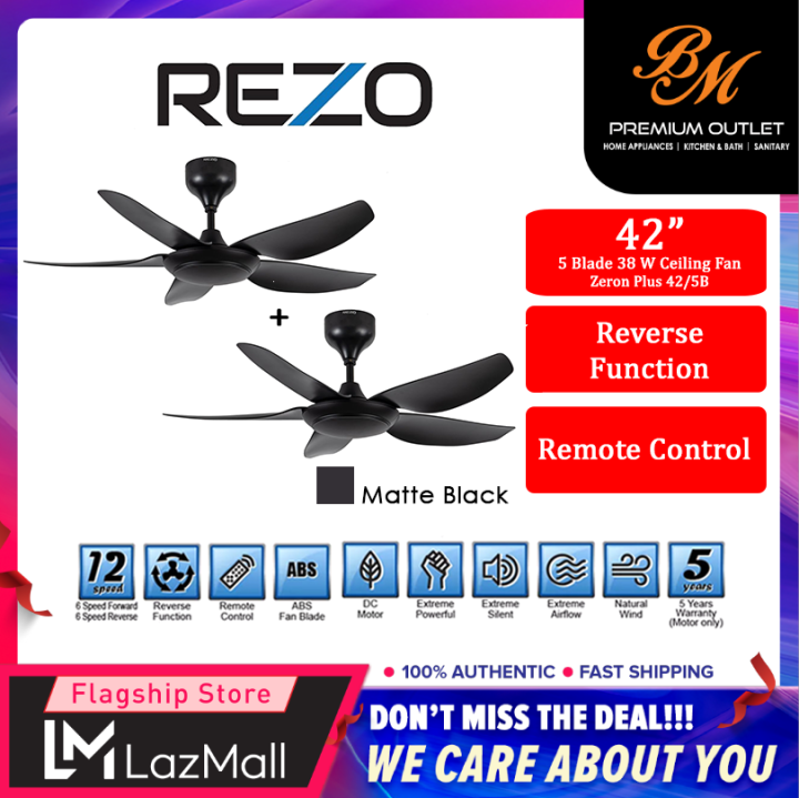Rezo [ Zeron PLUS 42/5B ] [ Zeron PLUS 56/5B ] 42" @ 56" 5 Blades ...