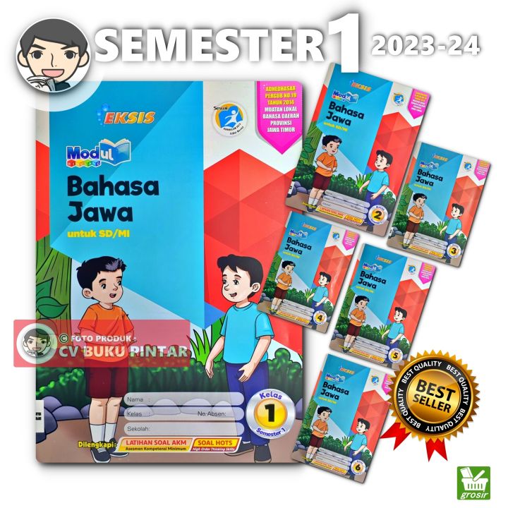 LKS BAHASA BASA JAWA SD/ MI KELAS 1 2 3 4 5 6 SEMESTER 1 KURIKULUM K13 | EKSIS | Lazada Indonesia