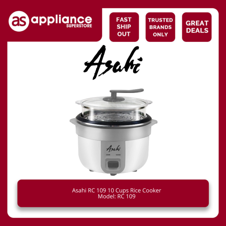 Asahi RC-109 10 Cups Rice Cooker | Lazada PH