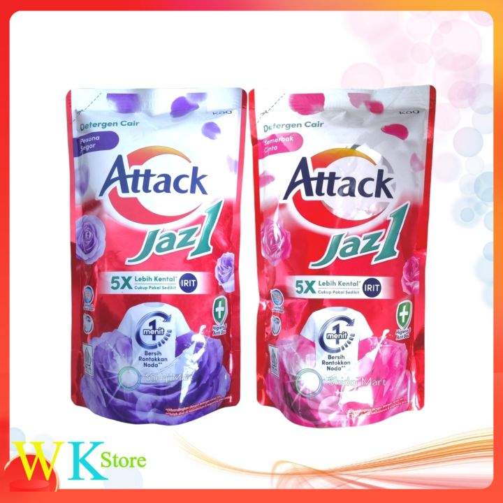 Attack Jaz1 Detergel Semerbak Cinta Pesona Segar 700g | Lazada Indonesia