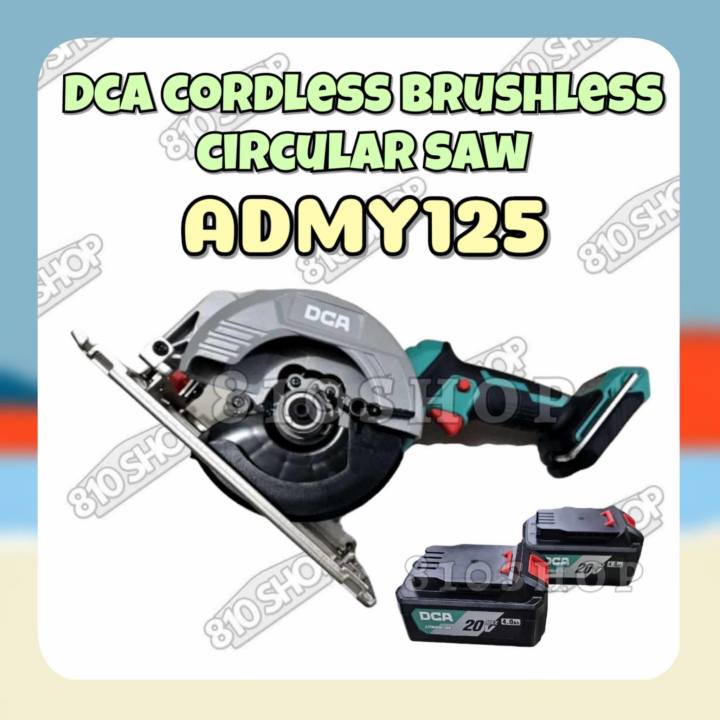 DCA Cordless Brushless Circular Saw ADMY125 Good Quality | Lazada PH