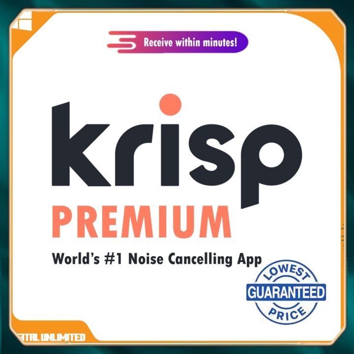 【compatible】KRISP Premium Latest - World’s #1 Noise Cancelling App for ...