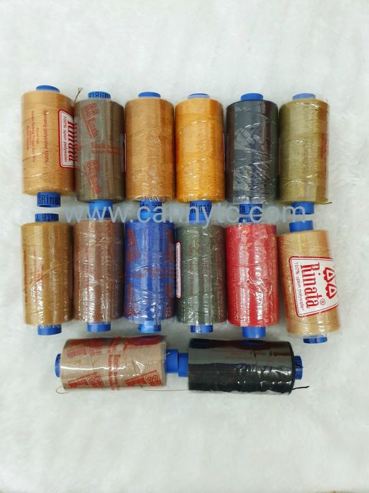 200 Meter - 1 Roll Denim Jeans Thread Multiple Colour / Benang Jeans ...