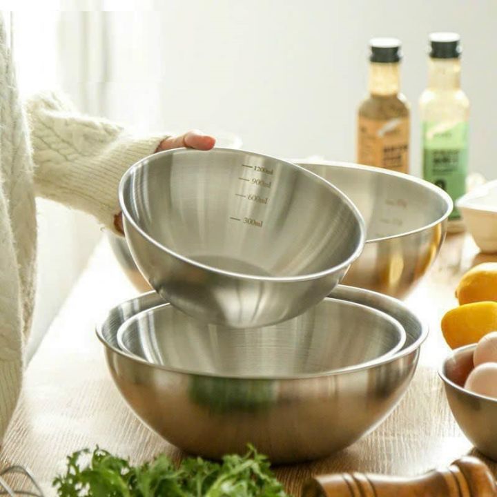 Bộ 3 âu bát đựng thực phẩm, trộn salad, làm bánh, trộn bột đa năng bên ...