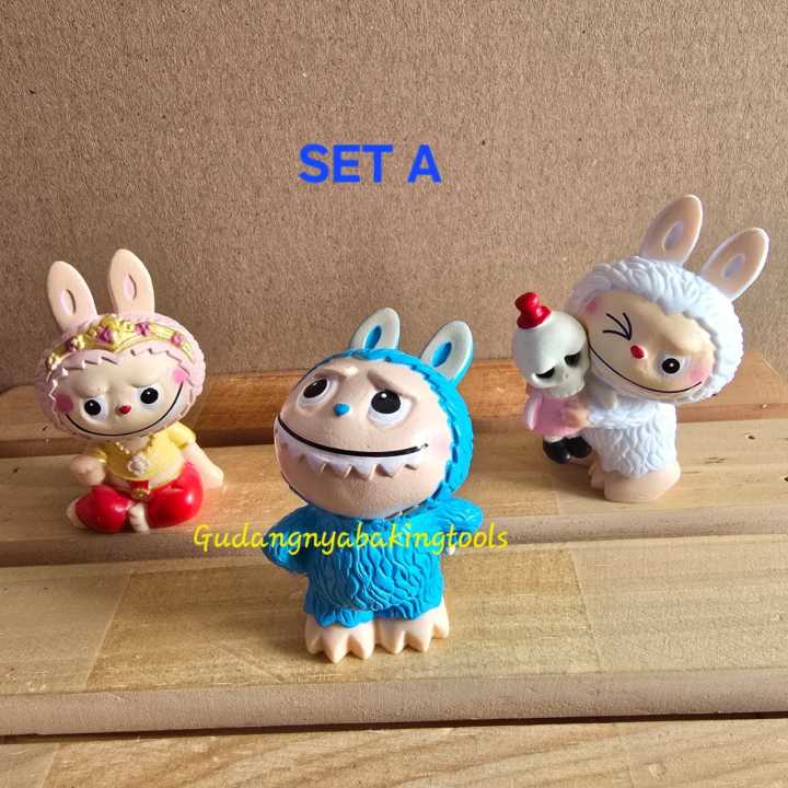 Topper Cake Labubu Hiasan Cake HBD Labubu Set A | Lazada Indonesia