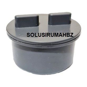 CLEAN OUT 4" PILIH MEREK INCH PVC 4 INCH PENUTUP PIPA PLASTIK ABU ...