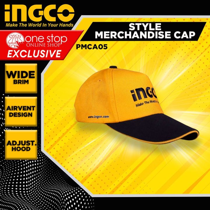 Original Brand of Ingco Style Cap Merchandise Cap PMCA05 •OSOS• | Lazada PH