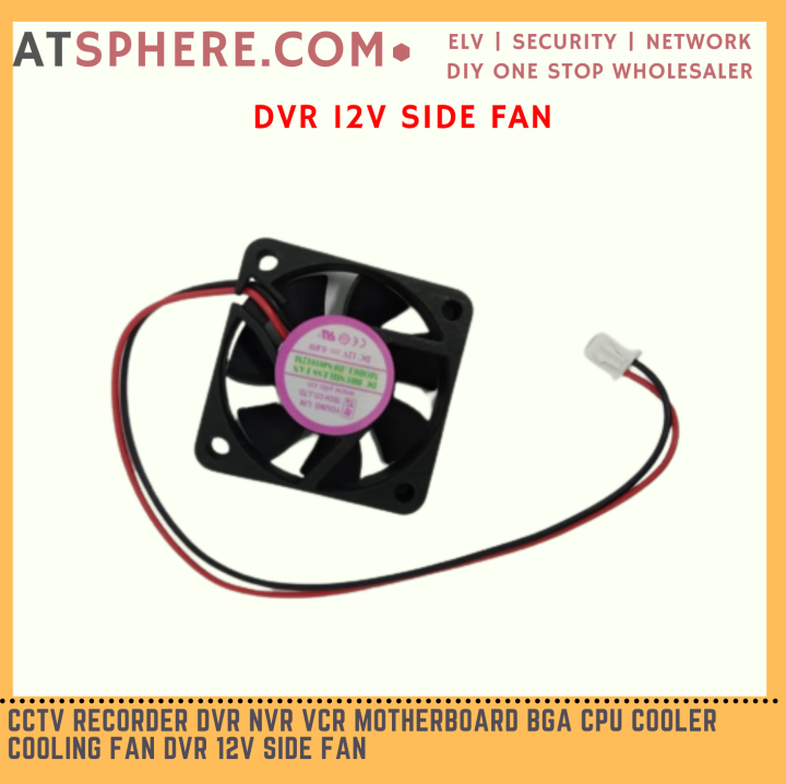 CCTV Recorder DVR NVR VCR Motherboard BGA CPU Cooler Cooling Fan for ...