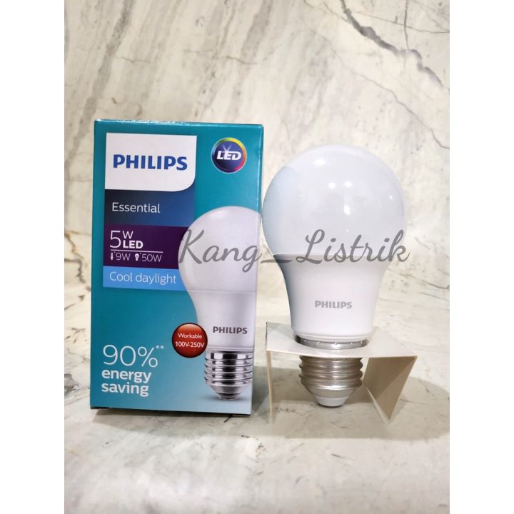 Led Philips Essential 5W / Philips Essential LED Bulb 5W | Lazada Indonesia