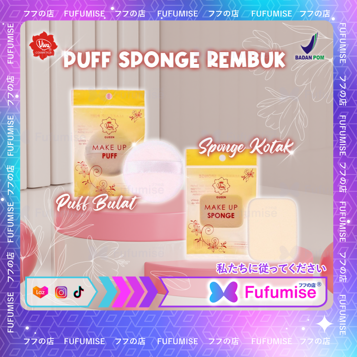 Viva Puff Sponge Rembuk Bedak Spons (BPOM) | Lazada Indonesia