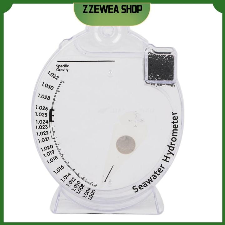 ZZEWEA SHOP Salinity Measurement Sea Hydrometer Plastic Hydrometer Tool ...