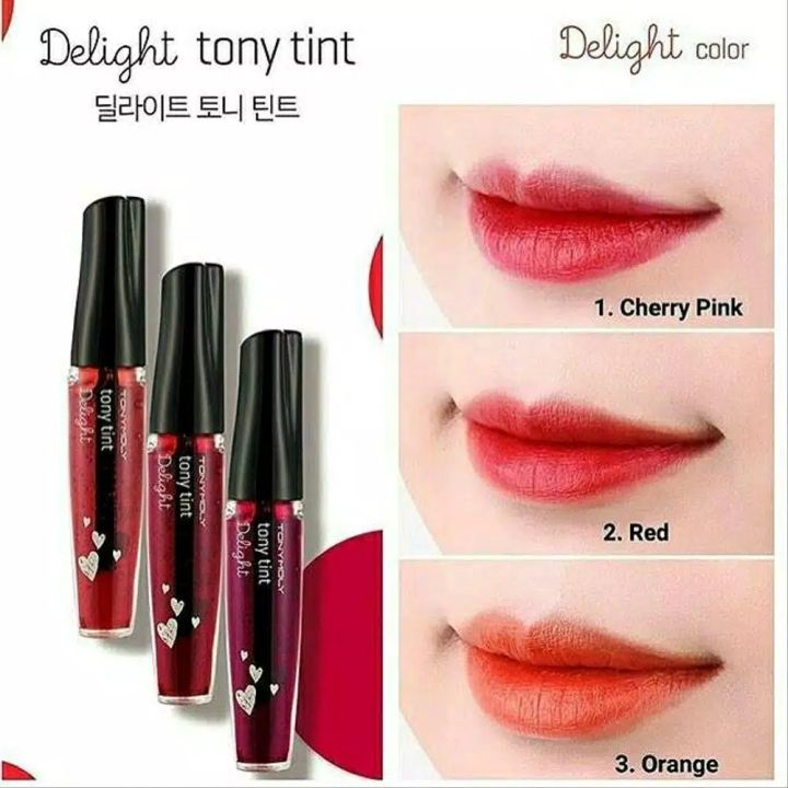 tony moly delight lip tint | Lazada Indonesia