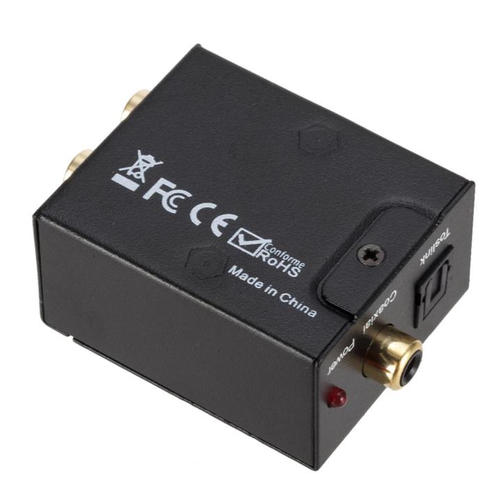 Digital to Analog Audio Converter Audio Switch Box Optical to RCA AV ...